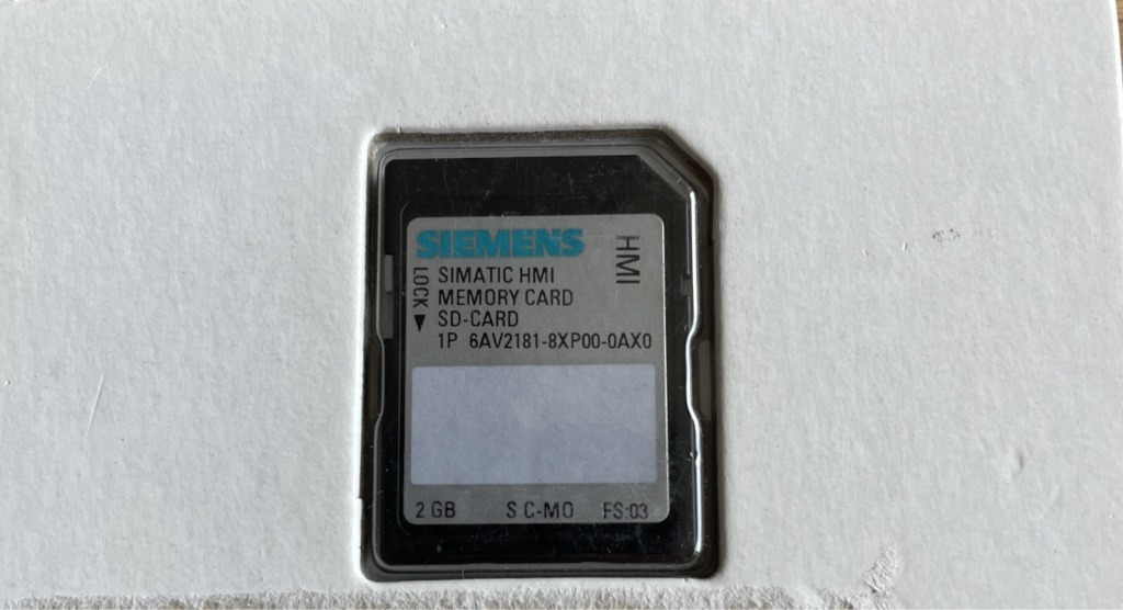 Siemens HMI SD Memory card 2GB 6av2 181-8xp00-0ax0 | Wieluń | Kup teraz ... Siemens HMI SD Memory card 2GB 6av2 181-8xp00-0ax0 | Wieluń | Kup teraz ...