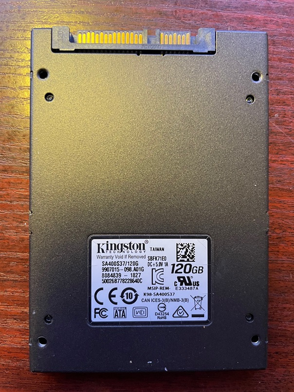 KINGSTON SA400S37120G 120,0 GB | Gdańsk | Licytacja na Allegro Lokalnie