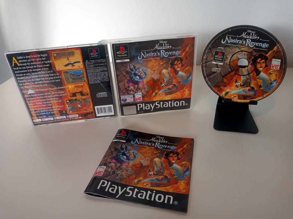 Disney's Aladdin in Nasira's Revenge PSX PS1 PlayStation 3xA | Łęki ...