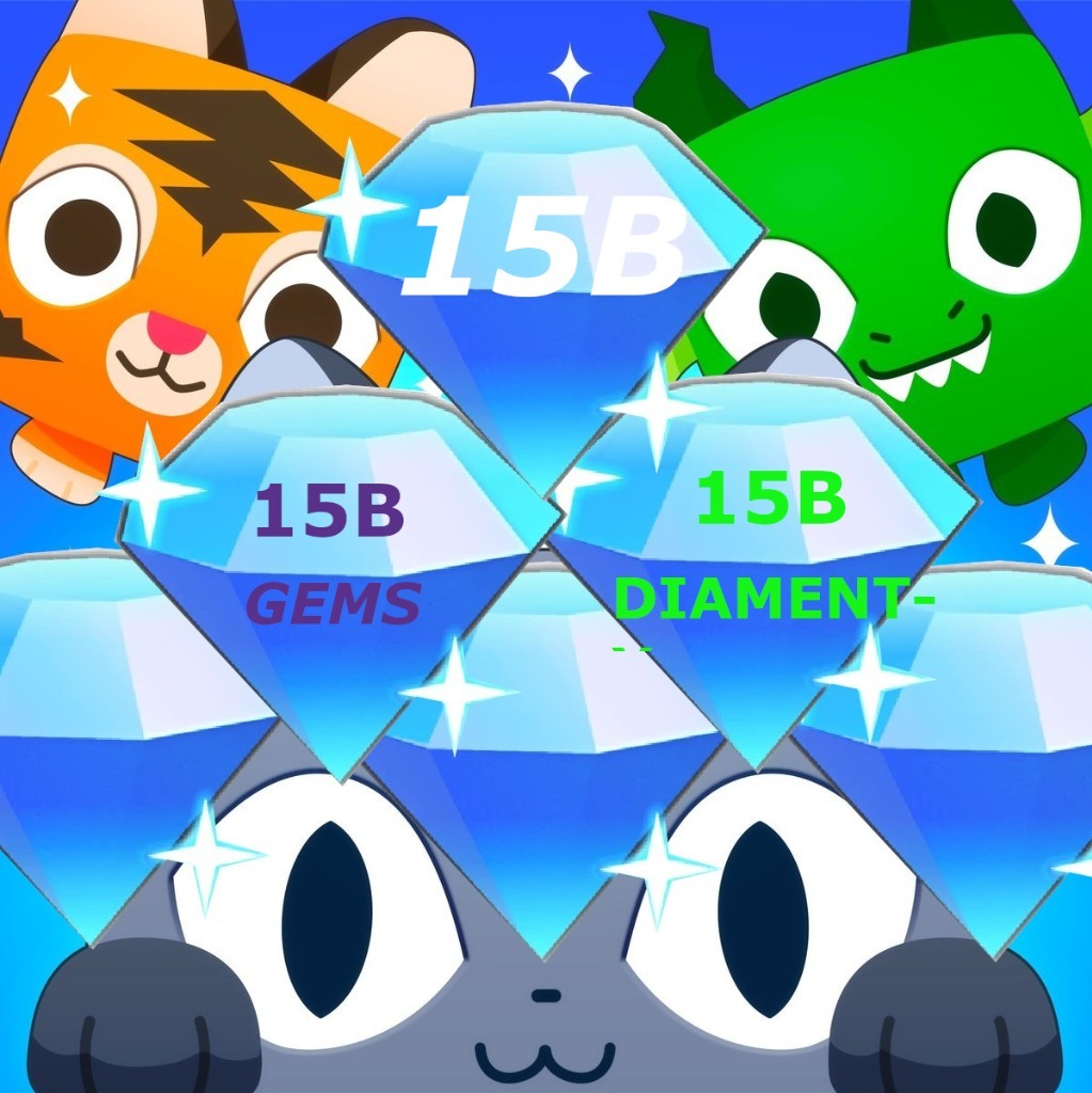 ROBLOX Gemy Diamenty 15B Pet Simulator X PSX GEMS | Gorzów | Kup teraz ...