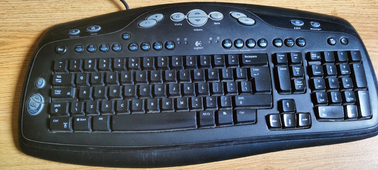 Klawiatura Logitech Media Keyboard YBN52 | Krasne Potockie | Kup teraz ...