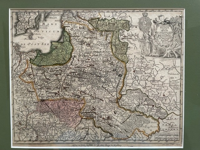 stara mapa Polski | Józefów | Kup teraz na Allegro Lokalnie