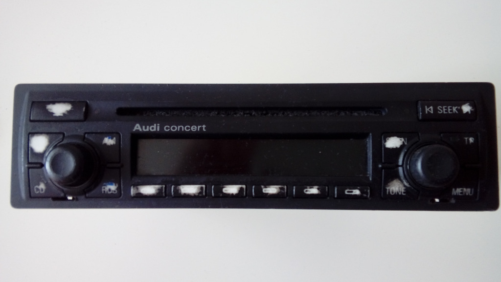 Radio Audi CONCERT 2 + KOD sterowane z kierownicy | Koło | Kup teraz na ...