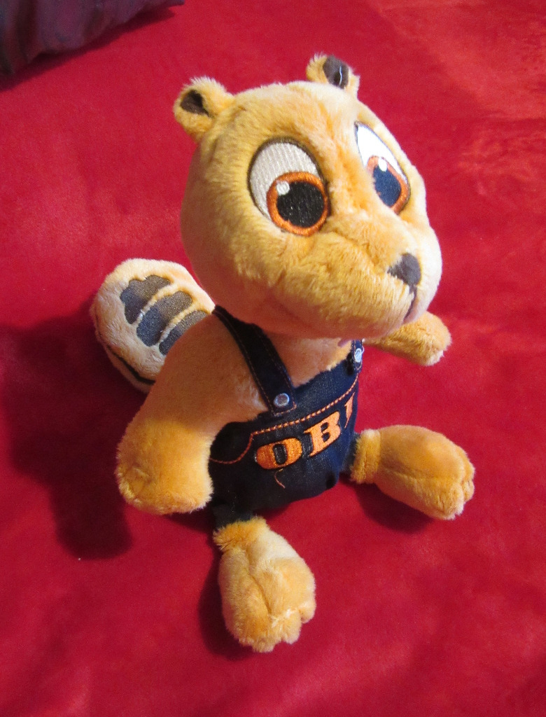 Bóbr pluszowa maskotka miś OBI zabawka | Kraśnik | Kup teraz na Allegro ...