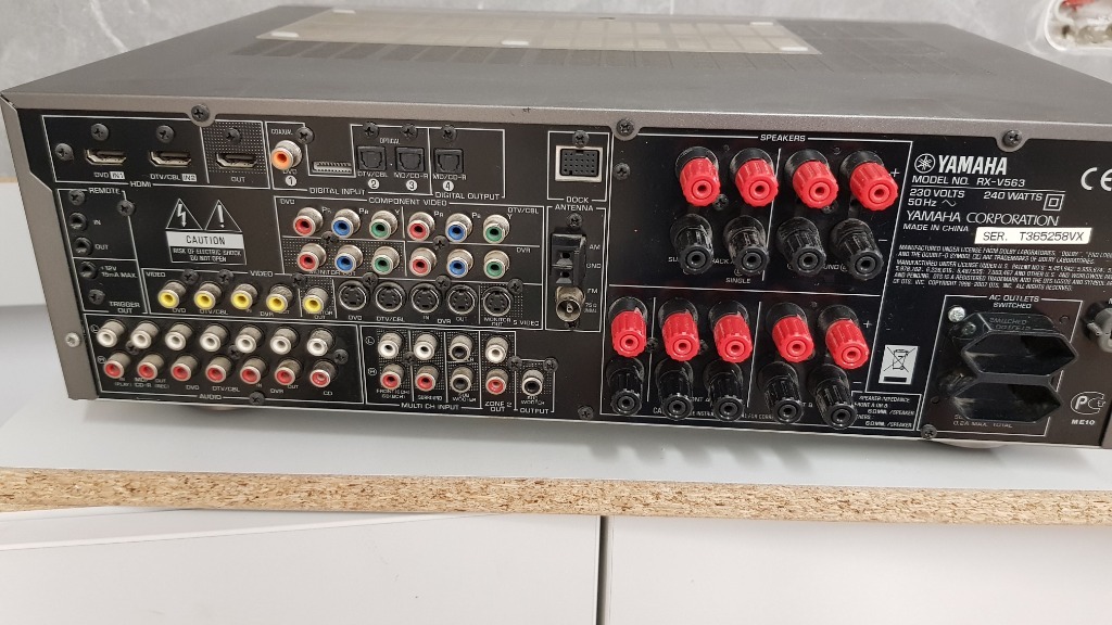 Amplituner Yamaha RX-V563 5+1 | Augustów | Kup teraz na Allegro Lokalnie