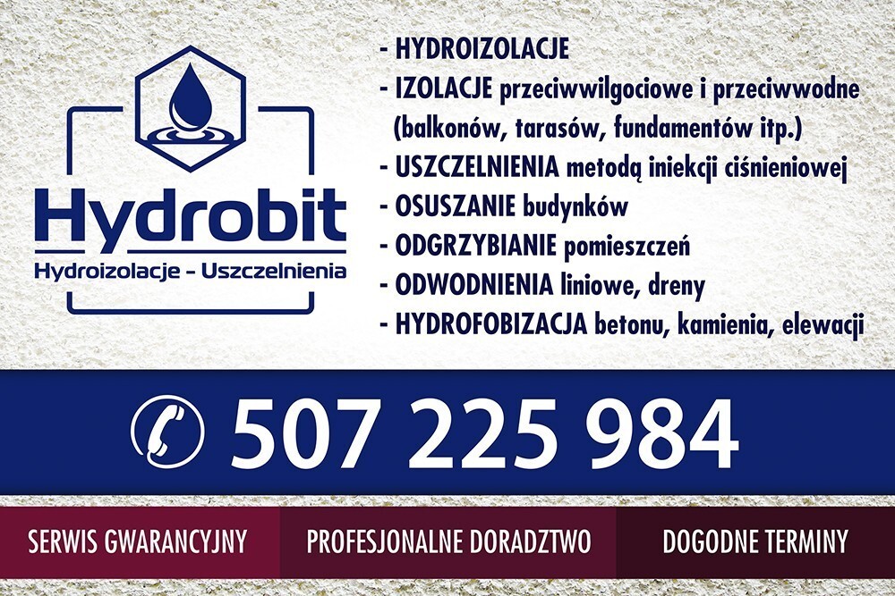 HYDROBIT Iniekcja uszczelnienia | Warszawa | Ogłoszenie na Allegro Lokalnie