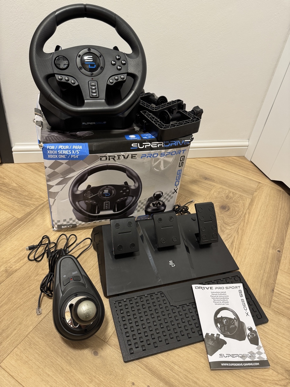 Kierownica Subsonic Superdrive GS850X shifter 6 biegów 3 pedały ...