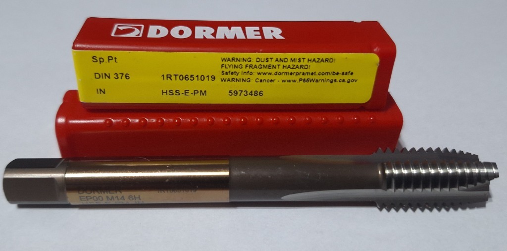 Gwintownik Maszy Dormer HSSEPM DIN376 M14 6H | Wojnowo | Kup teraz na Allegro Lokalnie