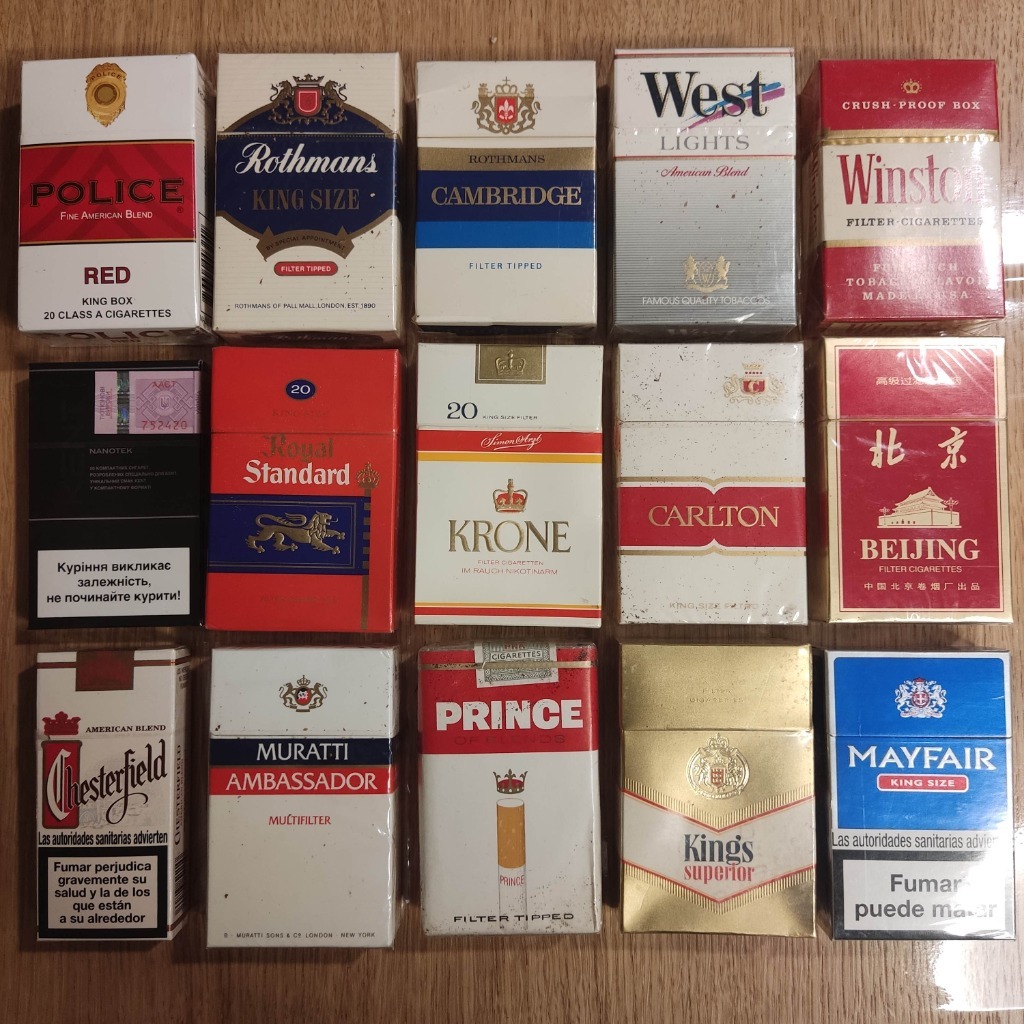 Kolekcjonerskie polskie papierosy prl Popularne | Żary | Licytacja na ...