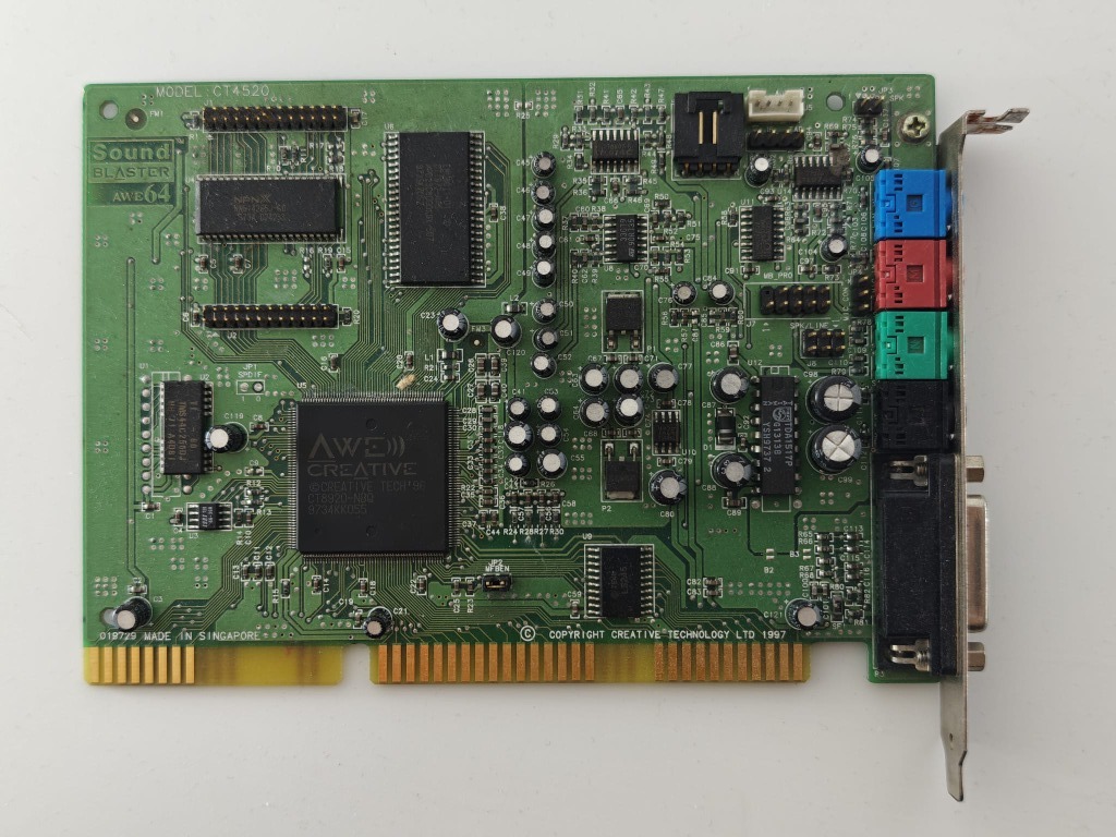 Creative Labs Sound Blaster CT4520 AWE 64 ISA 16 bit | Gdynia | Kup ...