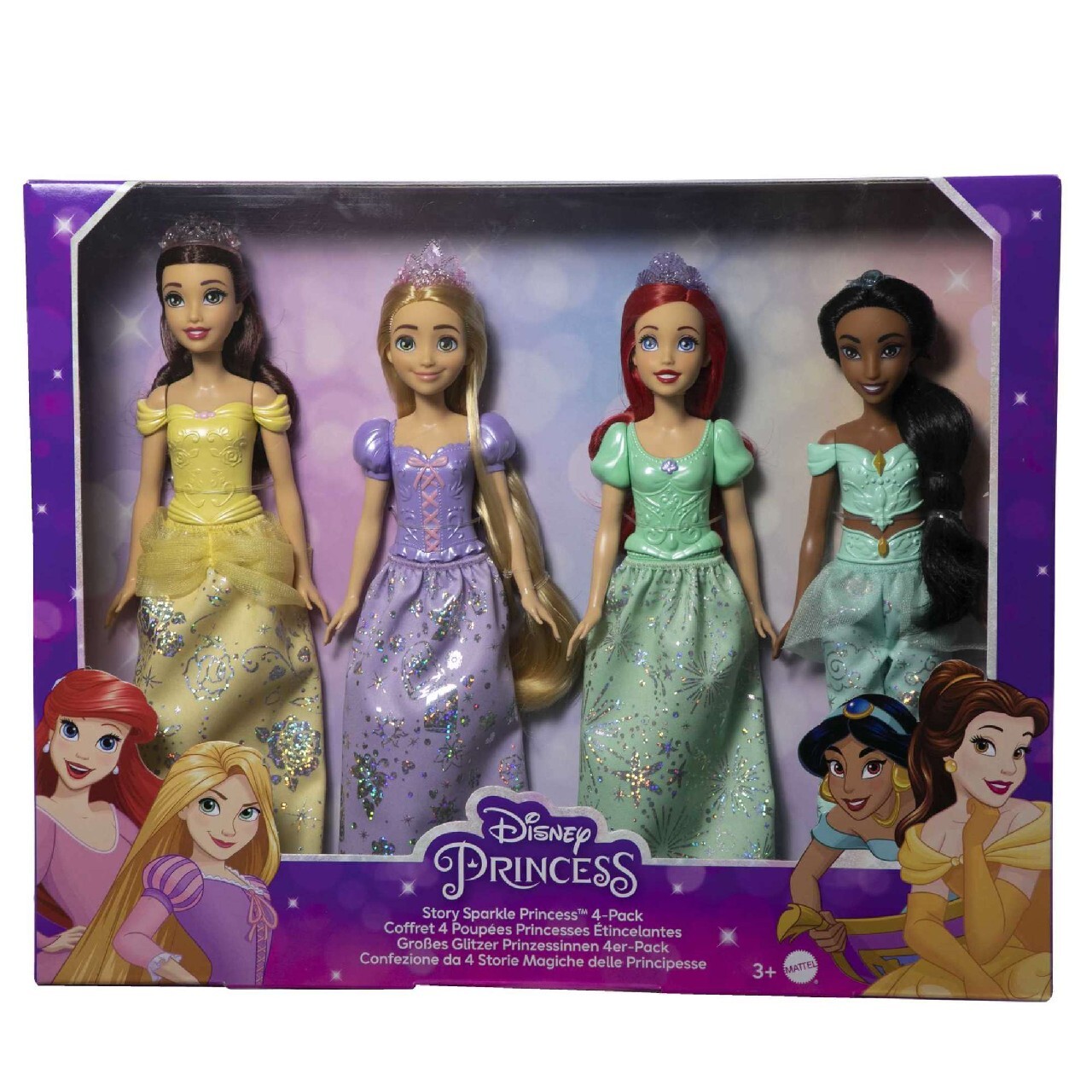 Lalki Disney Princess Fashion HNX09 zestaw 4 sztuk | Tarnobrzeg | Kup ...