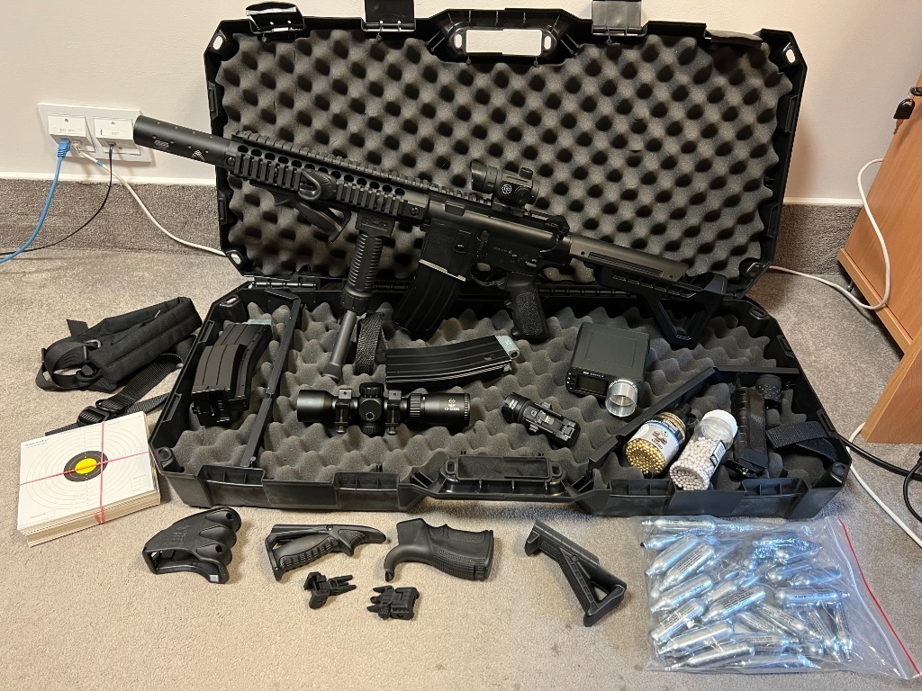 Wiatrówka CO2 Crosman DPMS SBR Full Auto | Warszawa | Kup teraz na ...