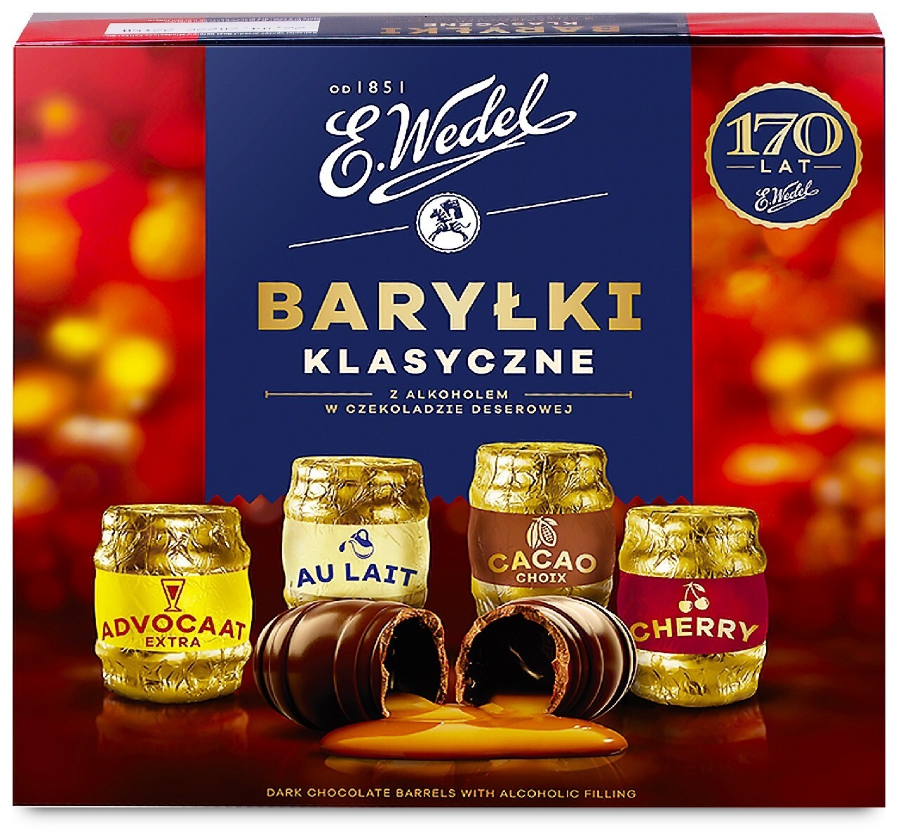 Baryłki z alkoholem w czekoladzie E. Wedel 200 g | Wrocław | Kup teraz ...