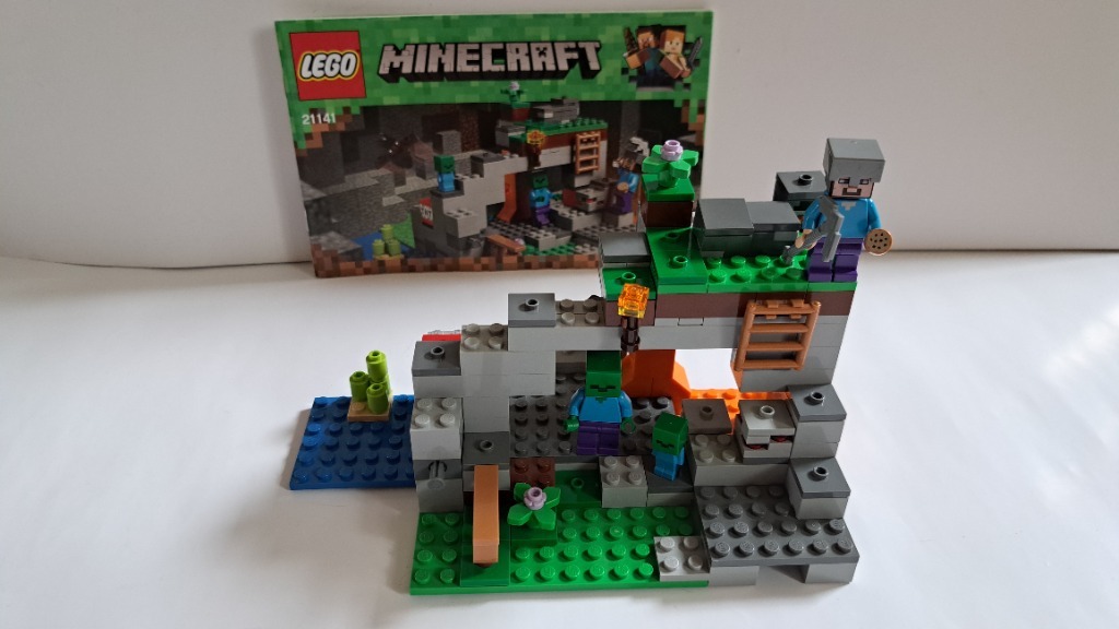 Lego Minecraft 21141 Jaskinia zombie The Zombie Cave | Sosnowiec | Kup ...