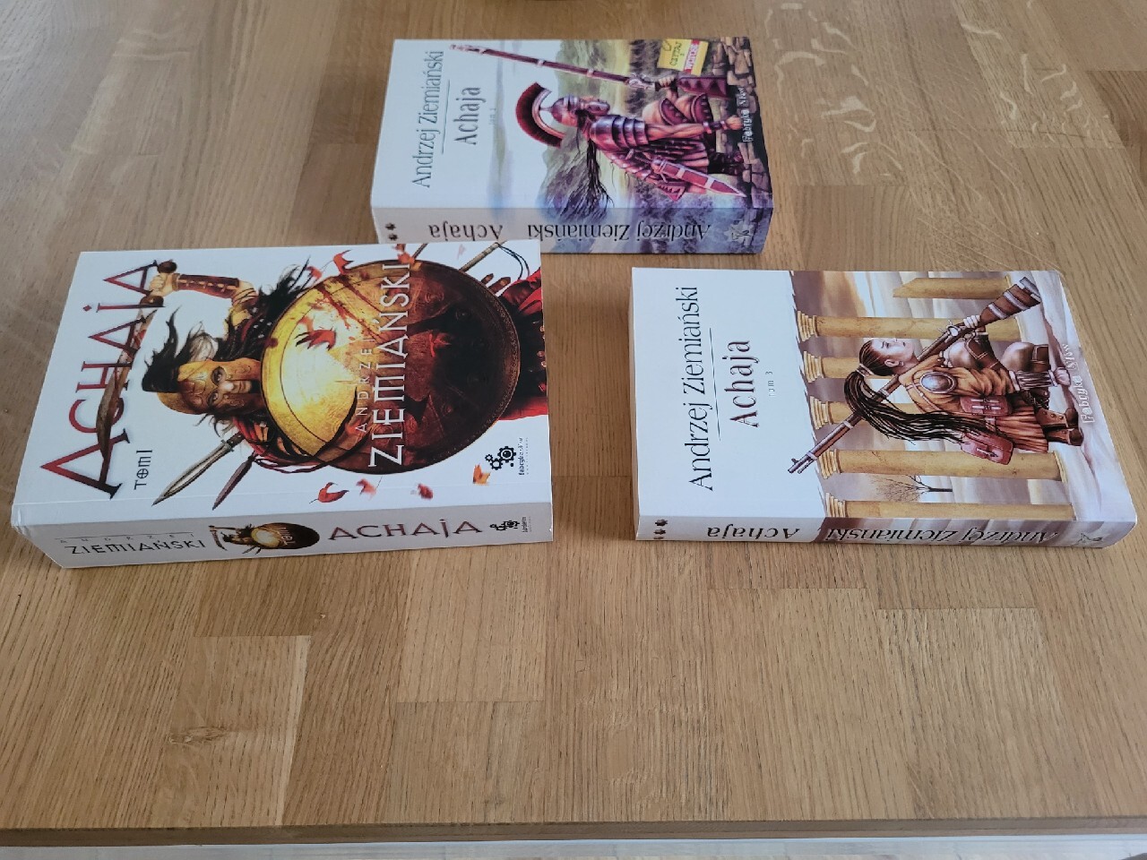 Achaja Ziemiański komplet tom 1-3 | Warszawa | Kup teraz na Allegro ...