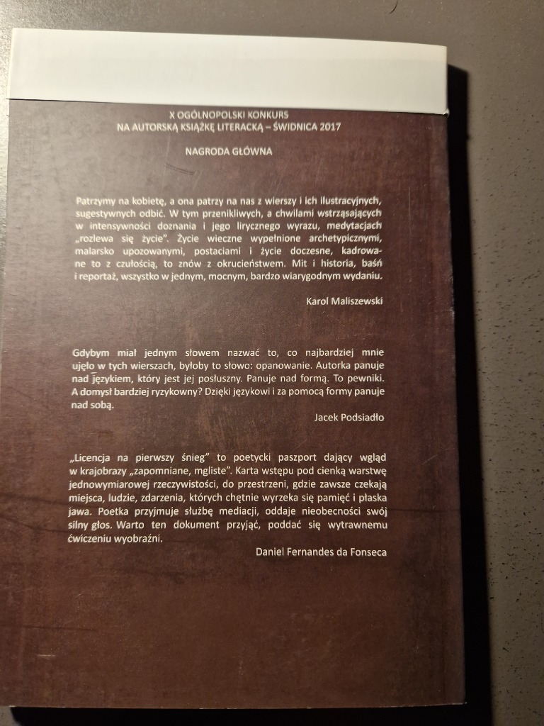 LICENCJA NA PIERWSZY ŚNIEG Ewa Włodarska | Wołów | Kup teraz na Allegro Lokalnie