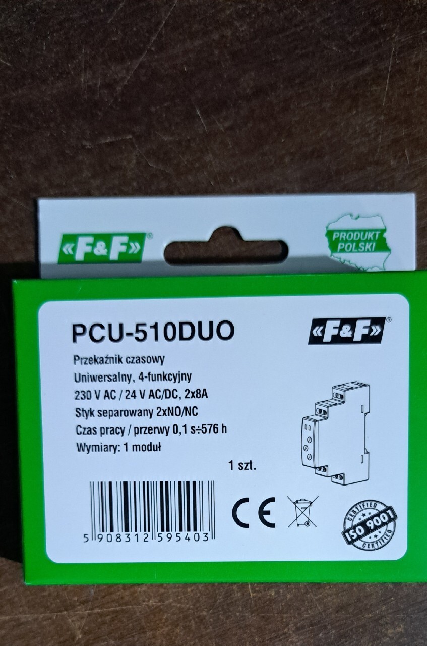 Przekaźnik czasowy PCU-510 DUO | Łęgowo | Kup teraz na Allegro Lokalnie