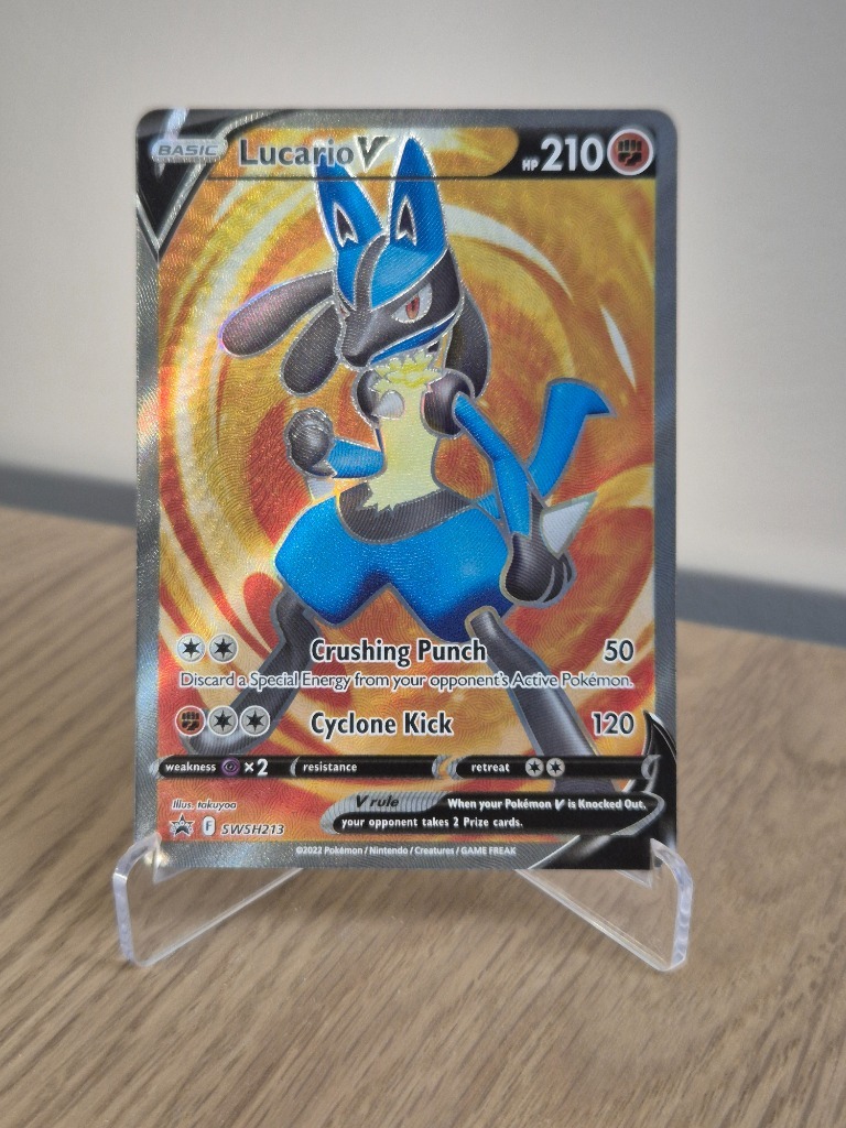 Karta Pokemon TCG: Lucario V (SWSH 213) | Gostyń | Kup teraz na Allegro Lokalnie