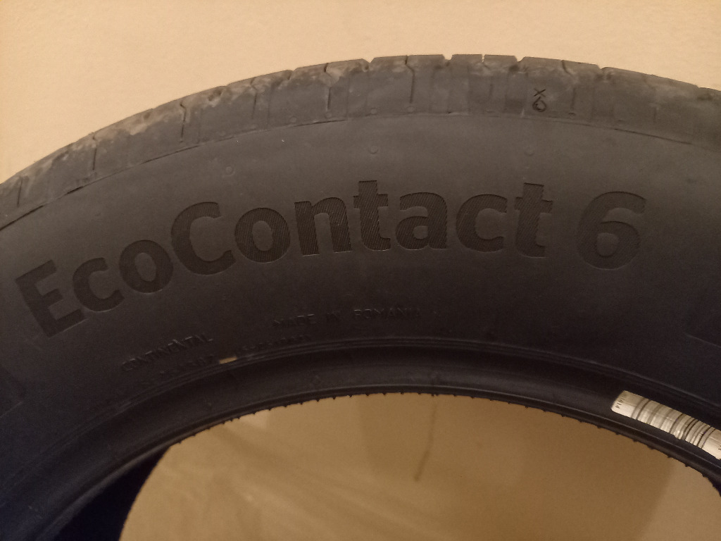 Opony letnie 215/60/17 Continental EcoContact 6 | Kraków | Ogłoszenie na Allegro Lokalnie