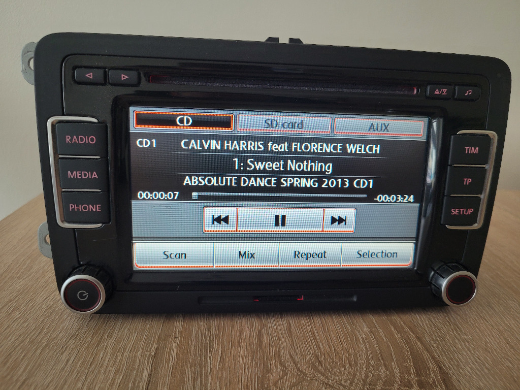 Radio VW RCD 510 Bosch VW Passat B6 B7 Golf KOD | Piaseczno | Kup teraz ...