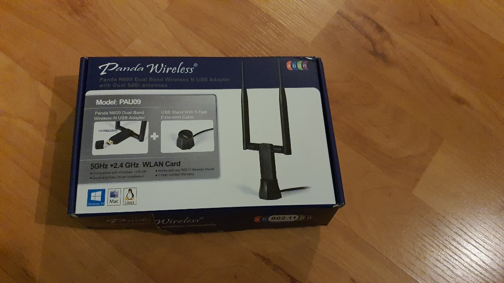Panda PAU09 N600 Wireless N USB Adapter | Katowice | Kup teraz na ...