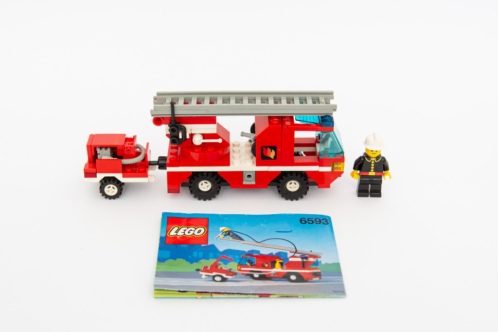 Lego Clac Town 6593 Fire Blaze Battler Straż Pożarna z drabiną ...