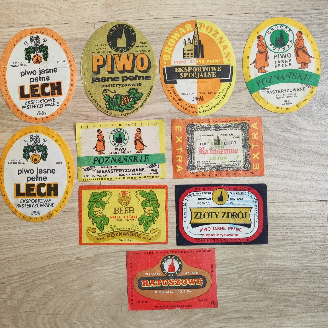 Etykiety po piwie browar Poznań | Gdynia | Kup teraz na Allegro Lokalnie
