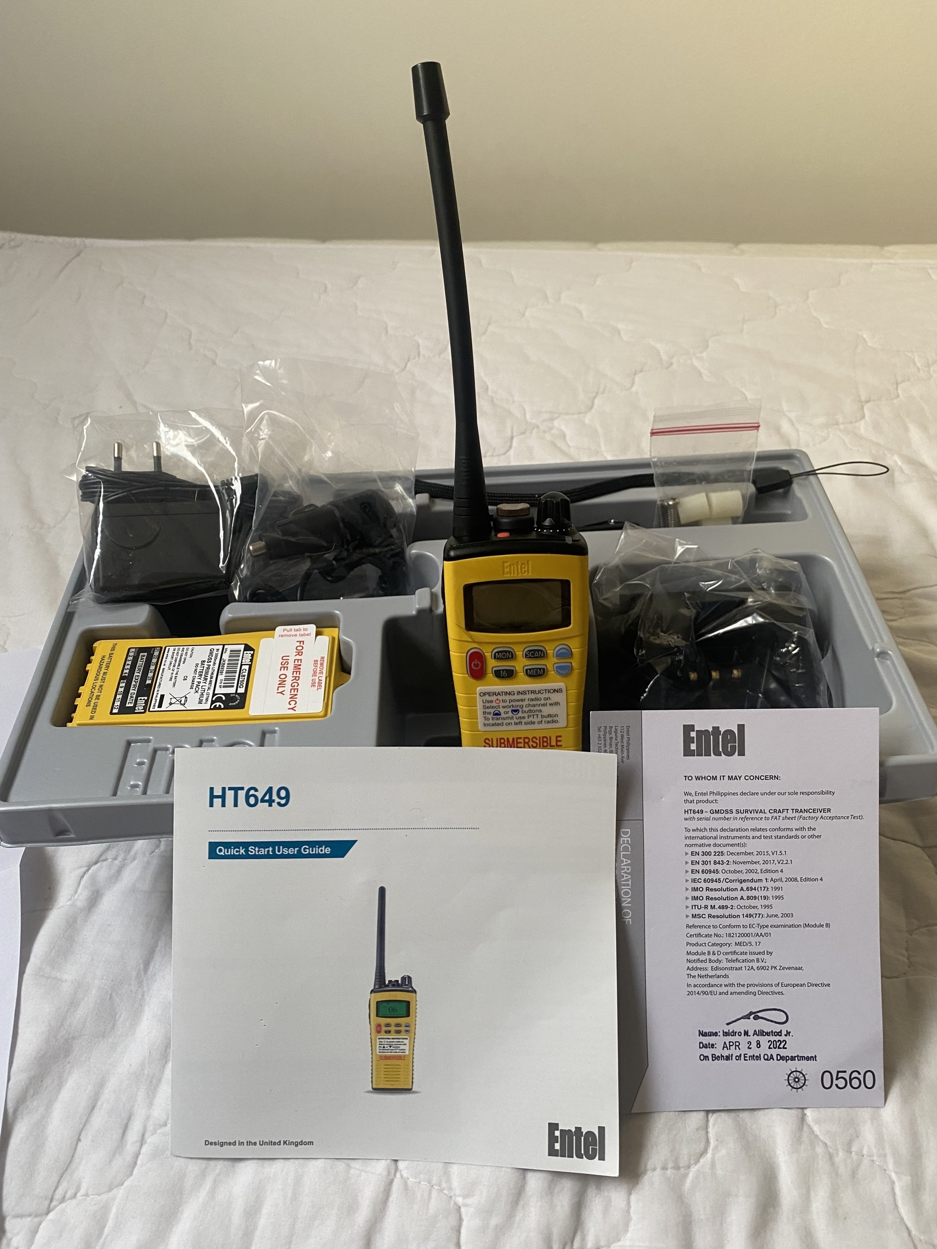 Entel HT649 - GMDSS SURVIVAL TRANSCEIVER | Szczecin | Kup teraz na ...