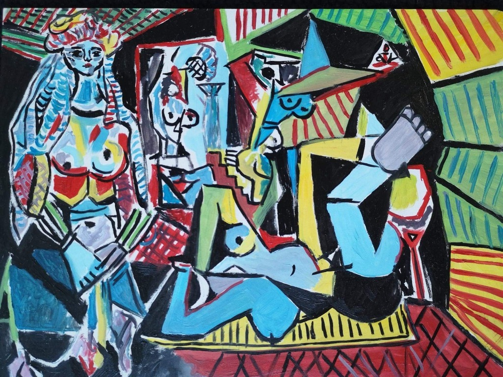 obraz olejny Pablo Picasso kobiety Algieru kubizm | Jedlnia Letnisko ...