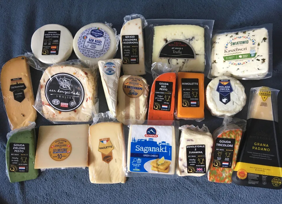 Sery Dojrzewające Kozi Owczy Amsterdam Le Gruyere | Warszawa ...