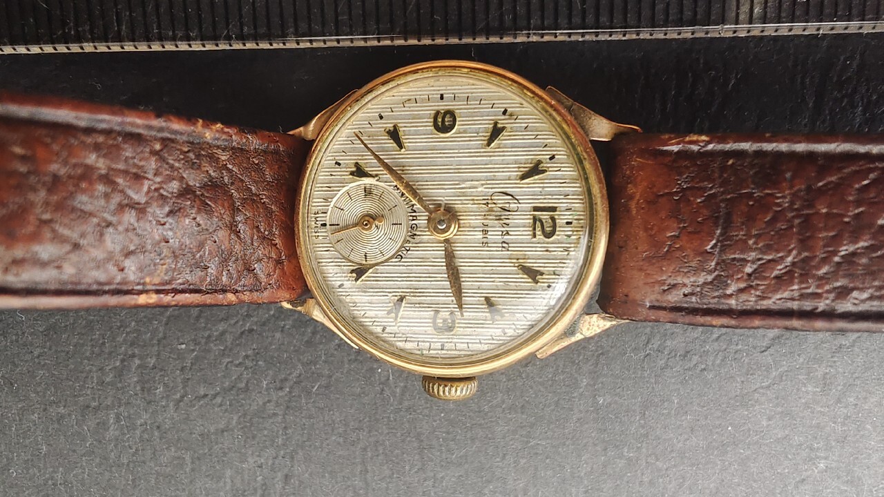 Złoty zegarek damski Onsa 18K proba 750 17 Rubis | Józefosław ...