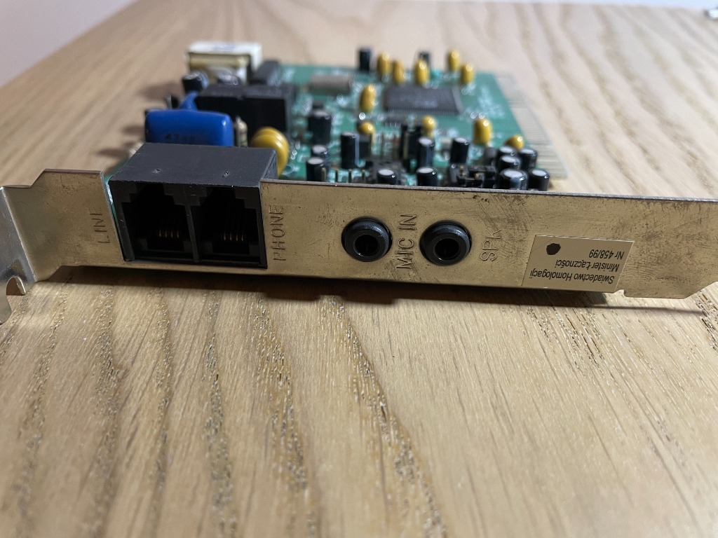 Modem ZOLTRIX FM-5687 rev 1.51 RH65D/SP-PCI | Mikołów | Kup teraz na ...