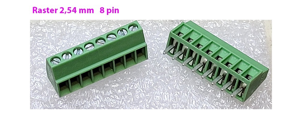Do montażu PCB zacisk śrubowy 8 PIN raster 2 54 mm | Rzeszów | Kup ...