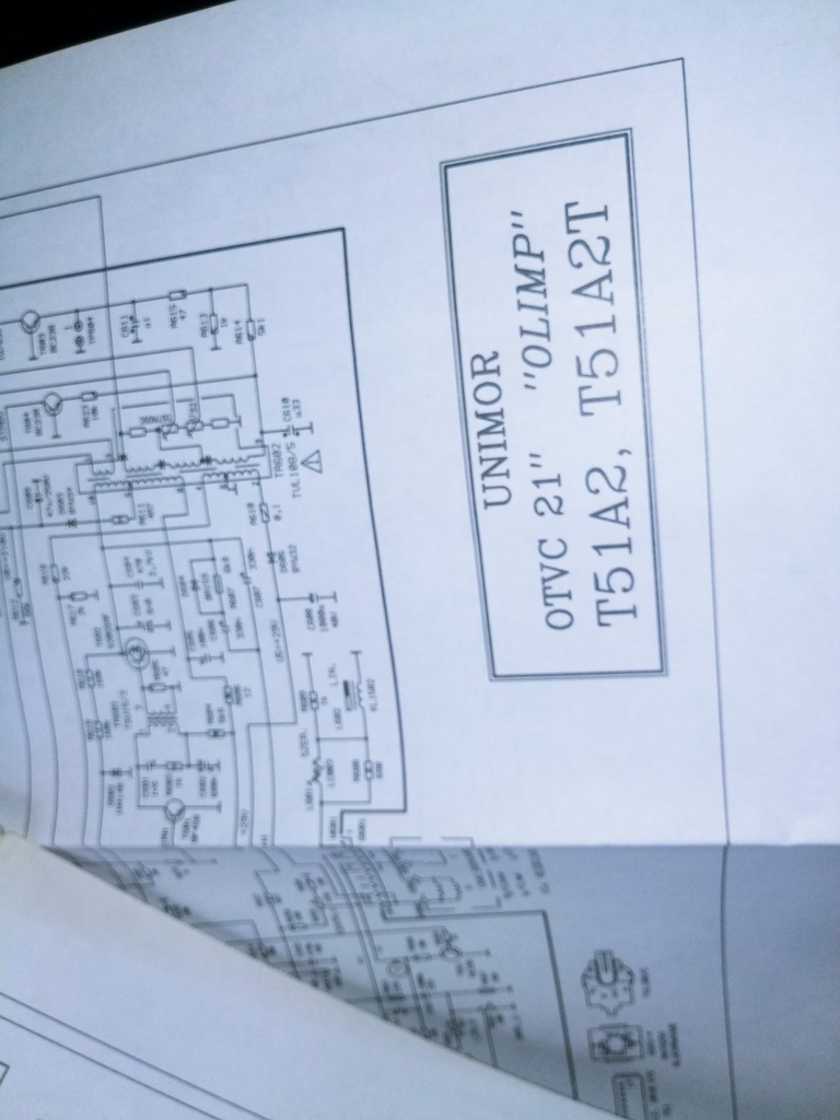 Schemat TV Unimor 17 Weekend T41A2, T41A2T, T51A2, | Wrocław | Kup ...