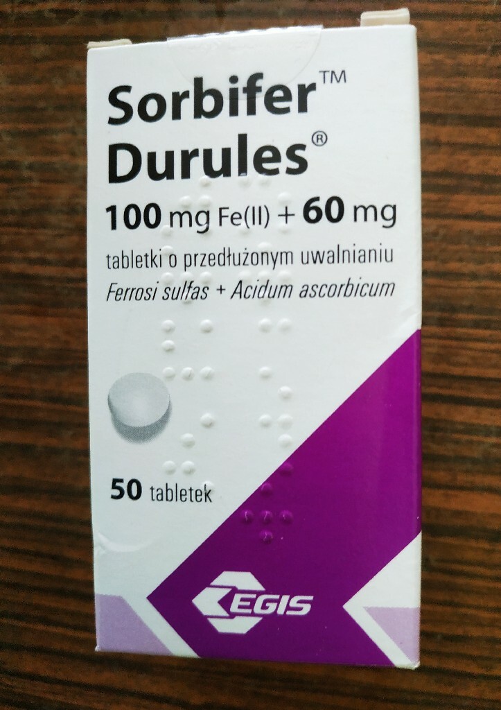 Sorbifer durules żelazo o przedłużonym wchłanianiu | Warszawa | Kup ...