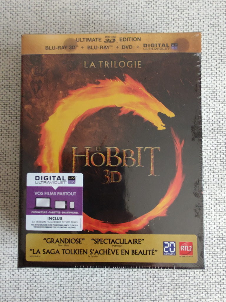 Hobbit 3D Trylogia Blu-Ray - nowa, wyd. francuskie | Wrocław | Kup ...