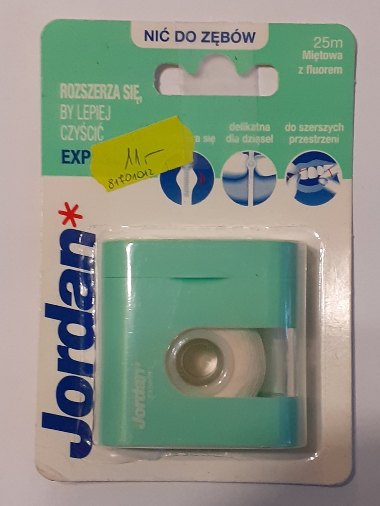 Nić dentystyczna Jordan Expand Floss | Wrocław | Kup teraz na Allegro ...