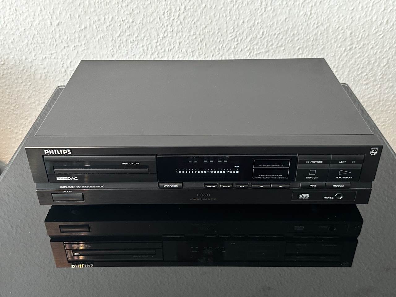 Philips CD 600 player odtwarzacz kompaktowy TDA 1543 CDM 4 19 ...
