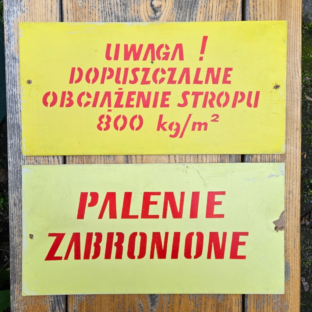 Stare Tablice 20x40 2szt PRL | Lublin | Kup teraz na Allegro Lokalnie
