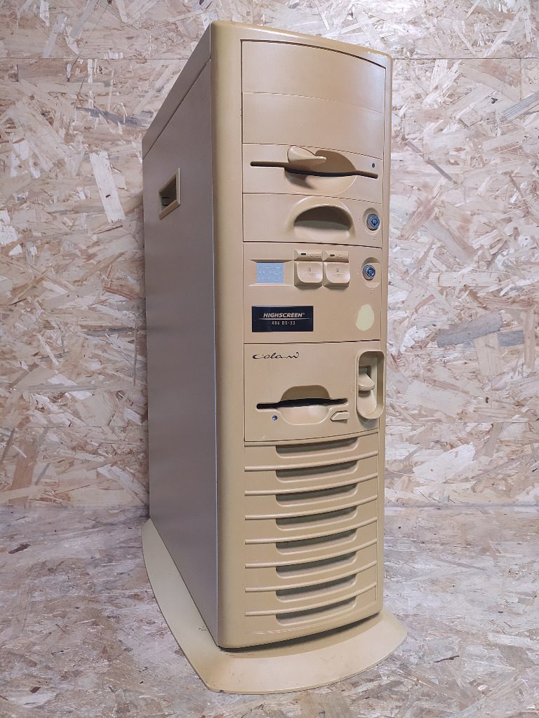 RETRO KOMPUTER #329 HIGHSCREEN COLANI TOWER 486DX | Kunice | Kup teraz ...