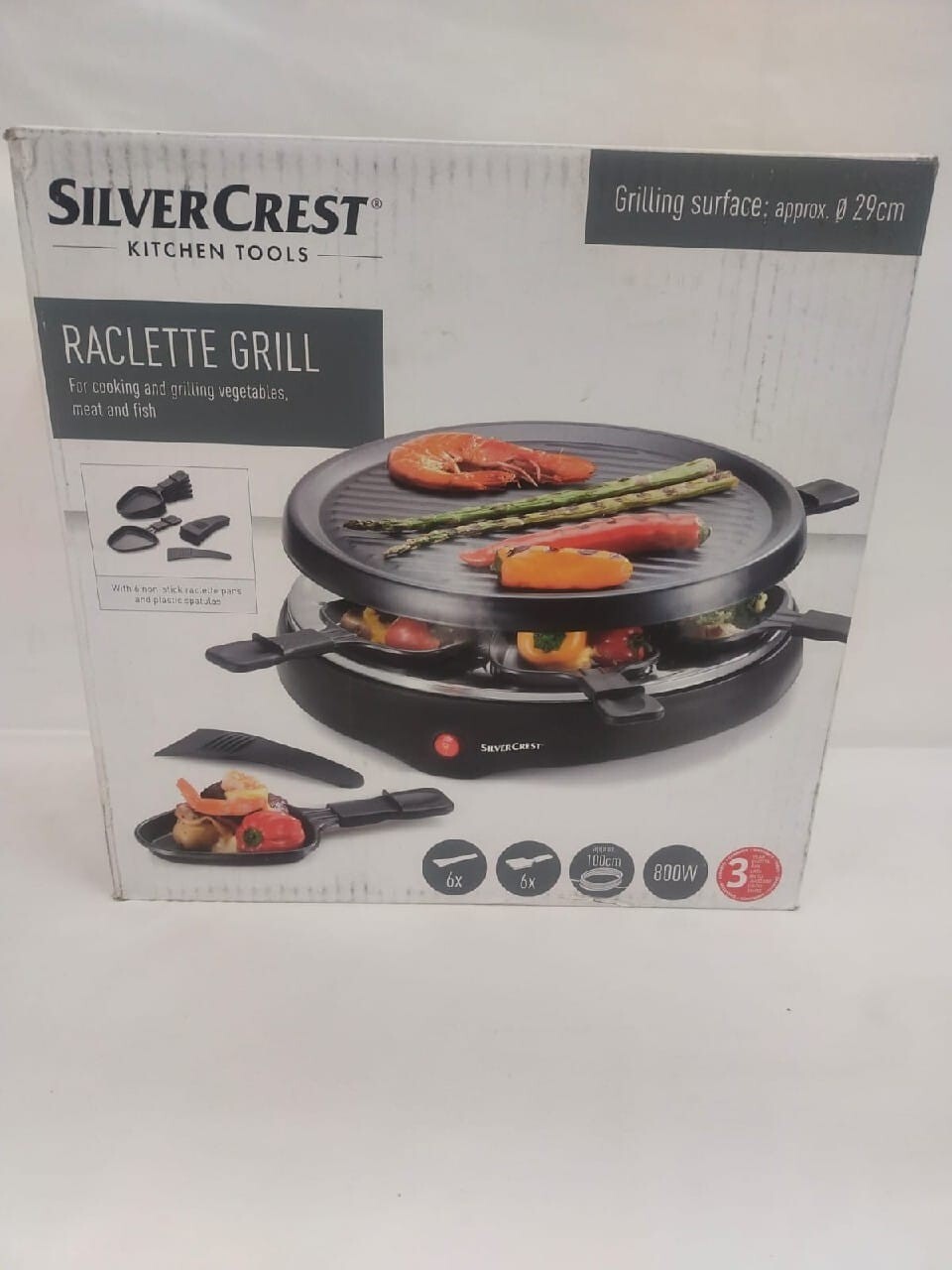 Elektryczny Grill Raclate 800w SilverCrest | Bydgoszcz | Kup teraz na ...