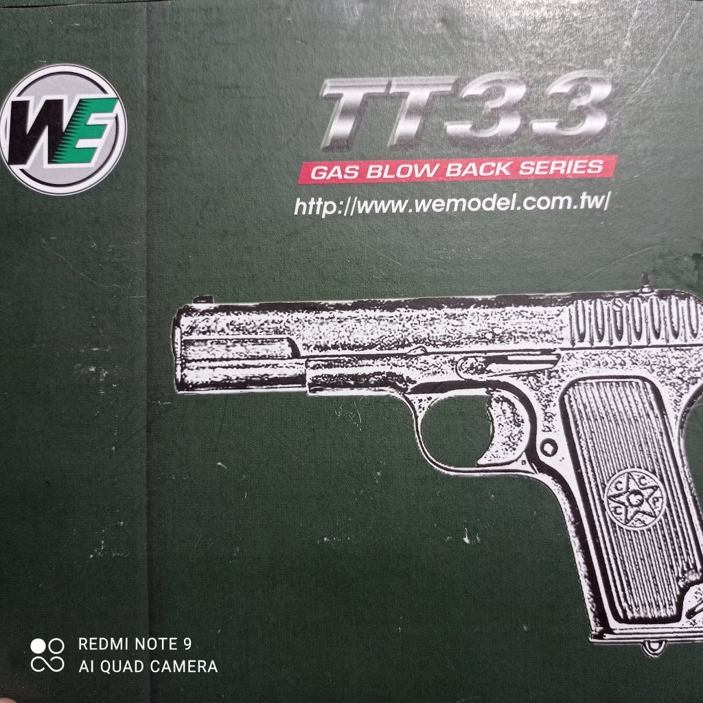 Pistolet tokariew TT 33 asg full metal blowback WE | Sieradz ...
