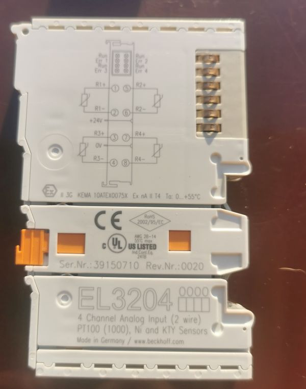 EtherCAT Terminal Beckhoff EL3204 z RTD 4channel | Ścinawka Średnia ...