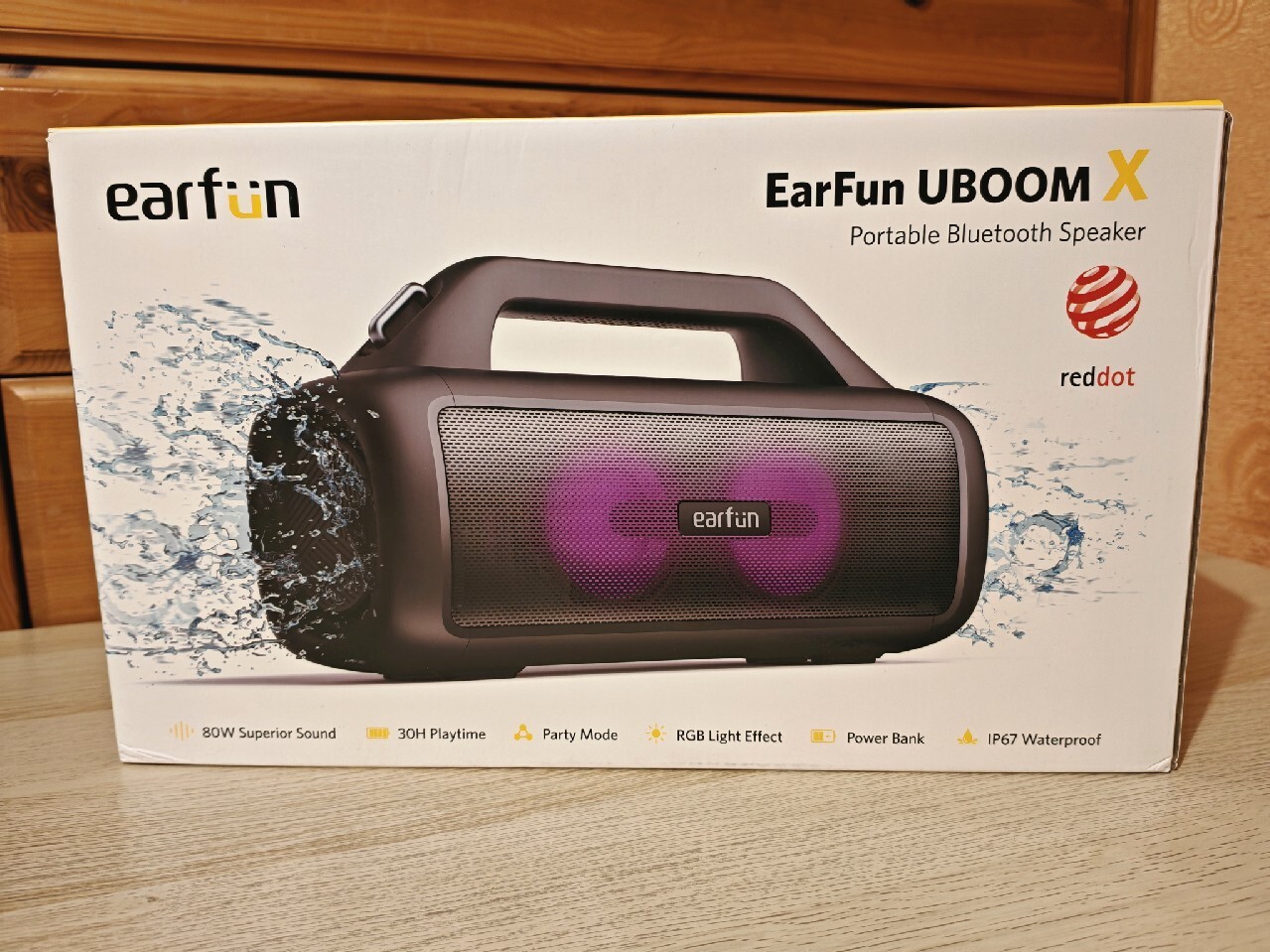 Głośnik EarFun UBoom X 80W Bluetooth Przenośny jak JBL BoomBox | Poznań ...