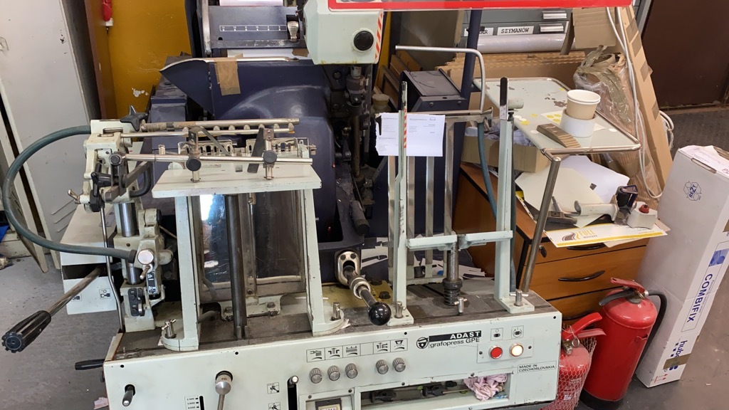 Maszyna typograficzna Adast Grafopress GPE | Warszawa | Kup teraz na ...