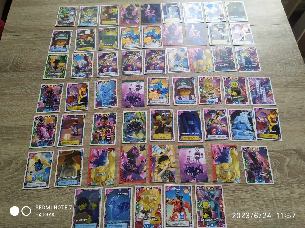 Karty LEGO Ninjago Seria 8 Pakiet 58 sztuk kart ! | Libiąż | Kup teraz ...