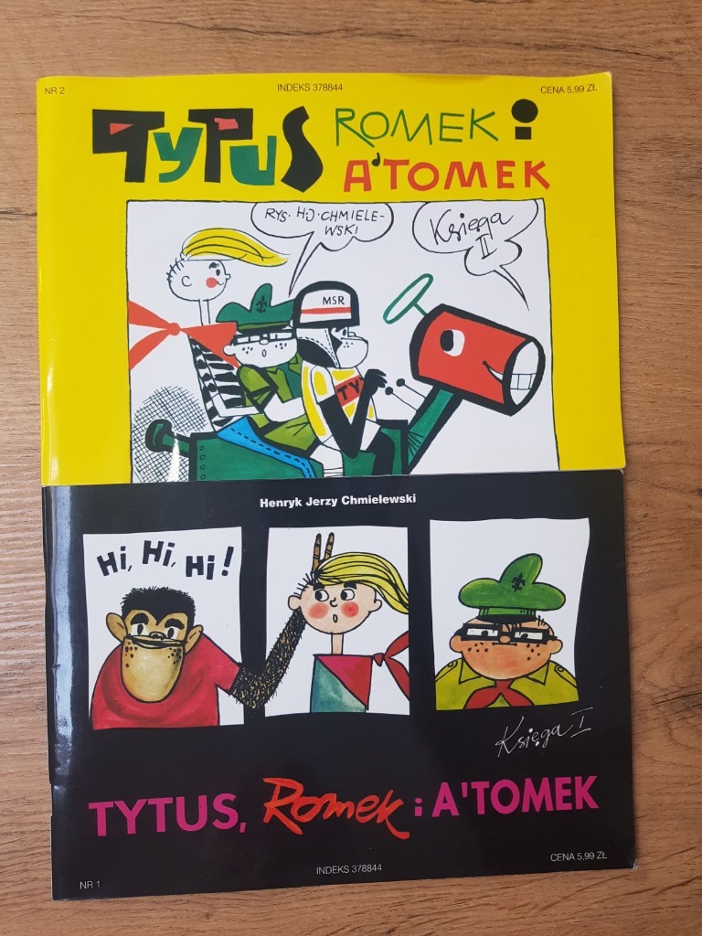 Tytus, Romek i A'Tomek , księga I i II | Golina | Kup teraz na Allegro ...