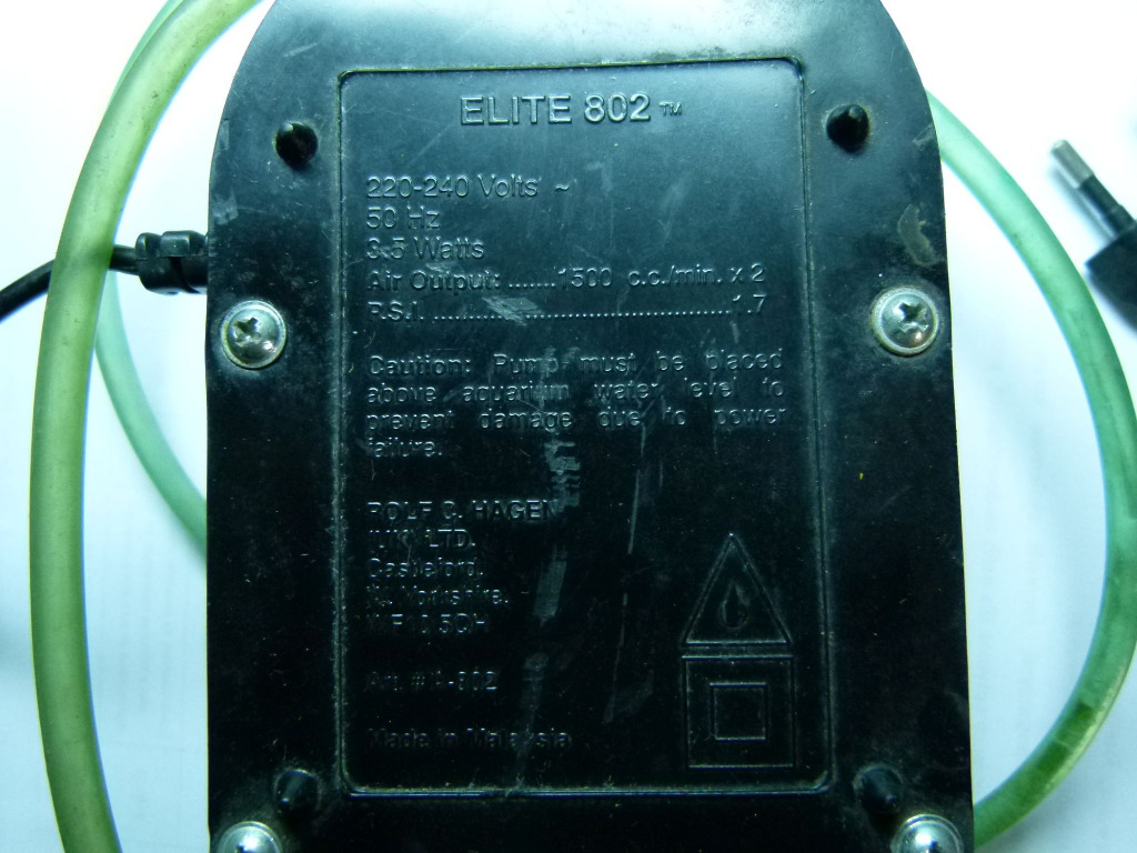 Napowietrzacz pompka do wody w akwarium Elite 802 | Zamość | Ogłoszenie ...