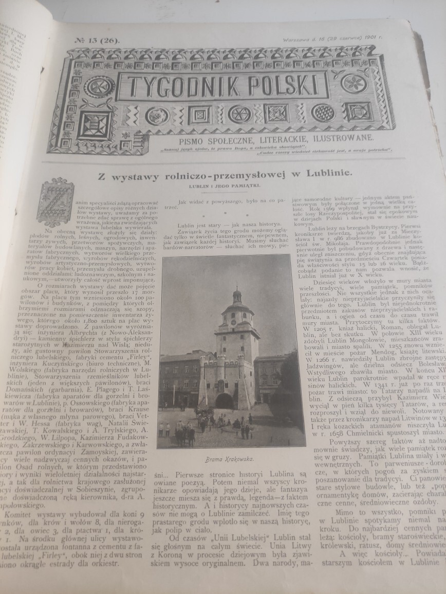 Tygodnik Polski 1901 Grodzisk Mazowiecki Kup Teraz Na Allegro Lokalnie
