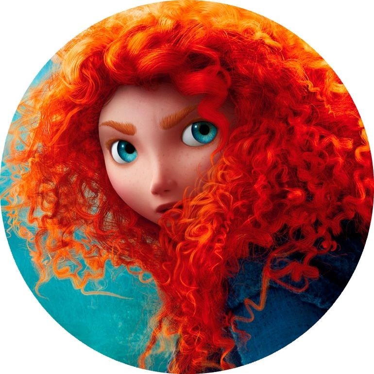 OPŁATEK NA TORT MERIDA WALECZNA POSTAĆ BAJKA | DŁUTÓW | Kup teraz na ...